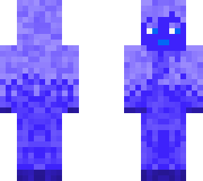 bored blue blob | Minecraft Skin