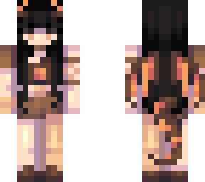 earthquakes and wildfires // oc | Minecraft Skin