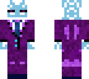 Enderman Suit (Purple Retexture) | Minecraft Skin