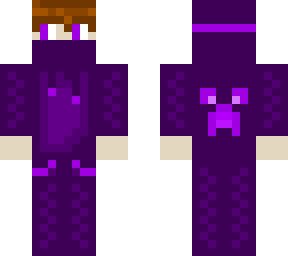 Obsidian specil effect Knight | Minecraft Skin
