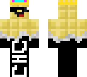 Upgraded King Agent Chocolate Noob (WHITE) | Minecraft Skin