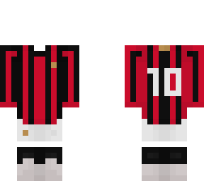 AC Milan || 125th Anniversary Special Kit | Minecraft Skin