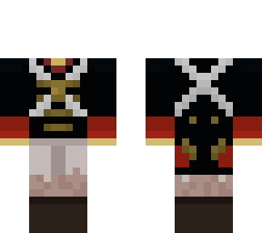 Guts and black powder (American marine) | Minecraft Skin