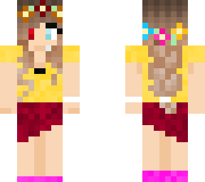 Multilayer Girl Skin | Minecraft Skin