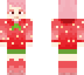 Strawberry Girl | Minecraft Skin