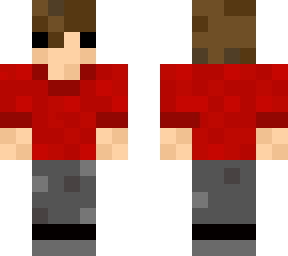 8 bit skin red uwu | Minecraft Skin