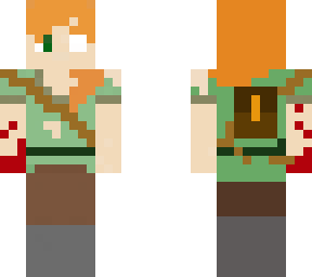 BPS Alex Herobrine Fighter (Fixed Remake) | Minecraft Skin
