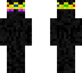 Enderman With Crown (Textured) | Minecraft Skin