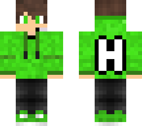 Gamer Boy (green) | Minecraft Skin