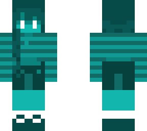(The Fixed) Cute Swamp Girl | Minecraft Skin
