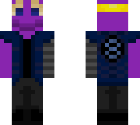 8-ball Gang; Lieutenant Purple | Minecraft Skin