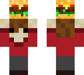 burger 8 bit uwu uwu | Minecraft Skin