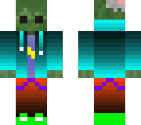 cute zombie skin | Minecraft Skin