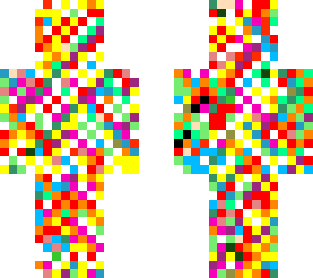 Messy Colors | Minecraft Skin