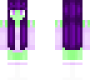 Purple Zombie Girl | Minecraft Skin