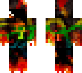 Rainbow Demon Void | Minecraft Skin