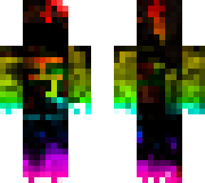 Rainbow Demon Void 3 | Minecraft Skin