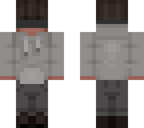 4px beige and grey guy | Minecraft Skin