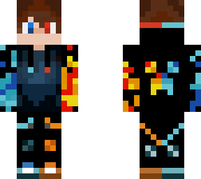 Fire and Ice (alpha) | Minecraft Skin
