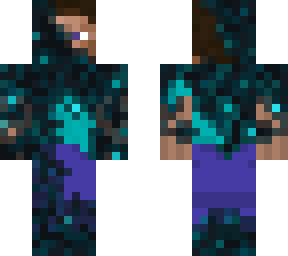 sculk-infested steve | Minecraft Skin