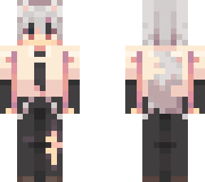 .Grey Wolf / Demi-Human. /boy | Minecraft Skin