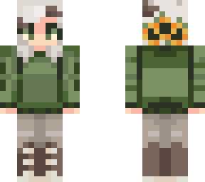 Birchtree Snuggly Green Sweater | Minecraft Skin