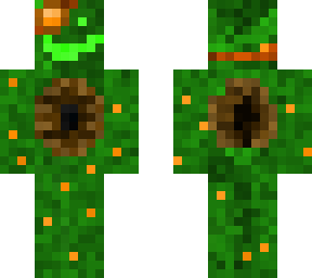 Entity overgrown with bushes | Minecraft Skin