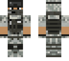 Grey Soldier | Minecraft Skin