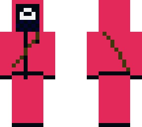 Squid games triangle guard | Minecraft Skin