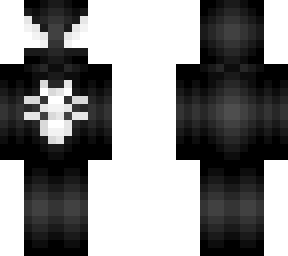 symbiote spiderman | Minecraft Skins