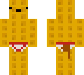 Waffle underwear (stain) | Minecraft Skin