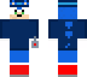 agent sonic (archie comics) | Minecraft Skin