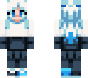 Blue Widow | Minecraft Skin