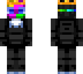 My sweat skin with an axolotl mask :) | Minecraft Skin