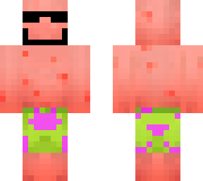 Patrick with Glasses | Minecraft Skin