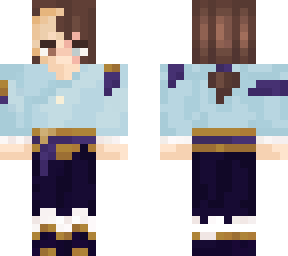 Ren wearing troupe greeter’s pants from sky | Minecraft Skin