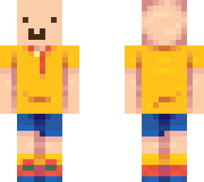 . classic caillou ; remake . | Minecraft Skin