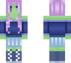 Cute alien Girl | Minecraft Skin