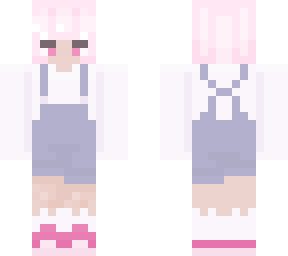 cute pink farm girl! | Minecraft Skin