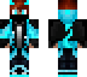 Hoodie Blue Devil | Minecraft Skin