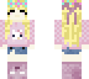 little kelly(teen and hello kitty) | Minecraft Skin
