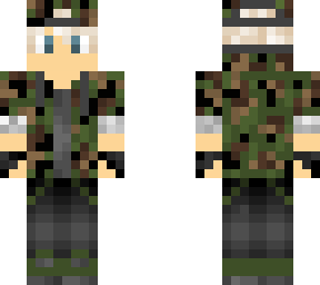 Military blonde boy Twig | Minecraft Skin
