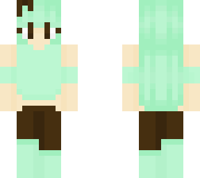 Mint Chocolate Chip | Minecraft Skin