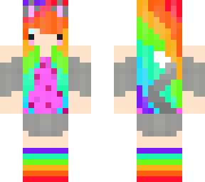 Nyan Cat Girl! | Minecraft Skin