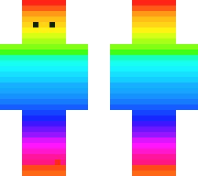Rainbow blob skin | Minecraft Skin
