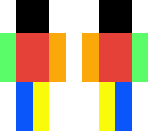 Rainbow Person | Minecraft Skin