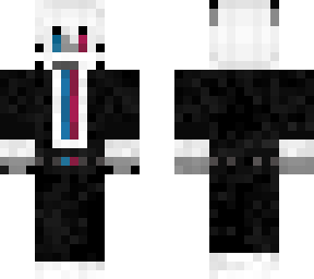 Tik-Tok Cape Tuxedo TigerShark (FIXED!!) | Minecraft Skin