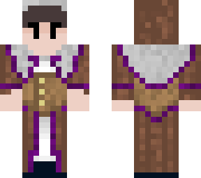 Colonist Female Purple | Minecraft Skin