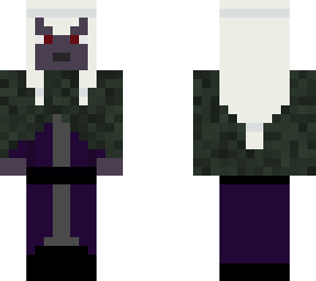 Drow wearing piwafwi | Minecraft Skin