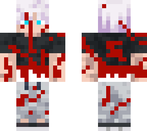 gojo after world cutting slash v2 | Minecraft Skin